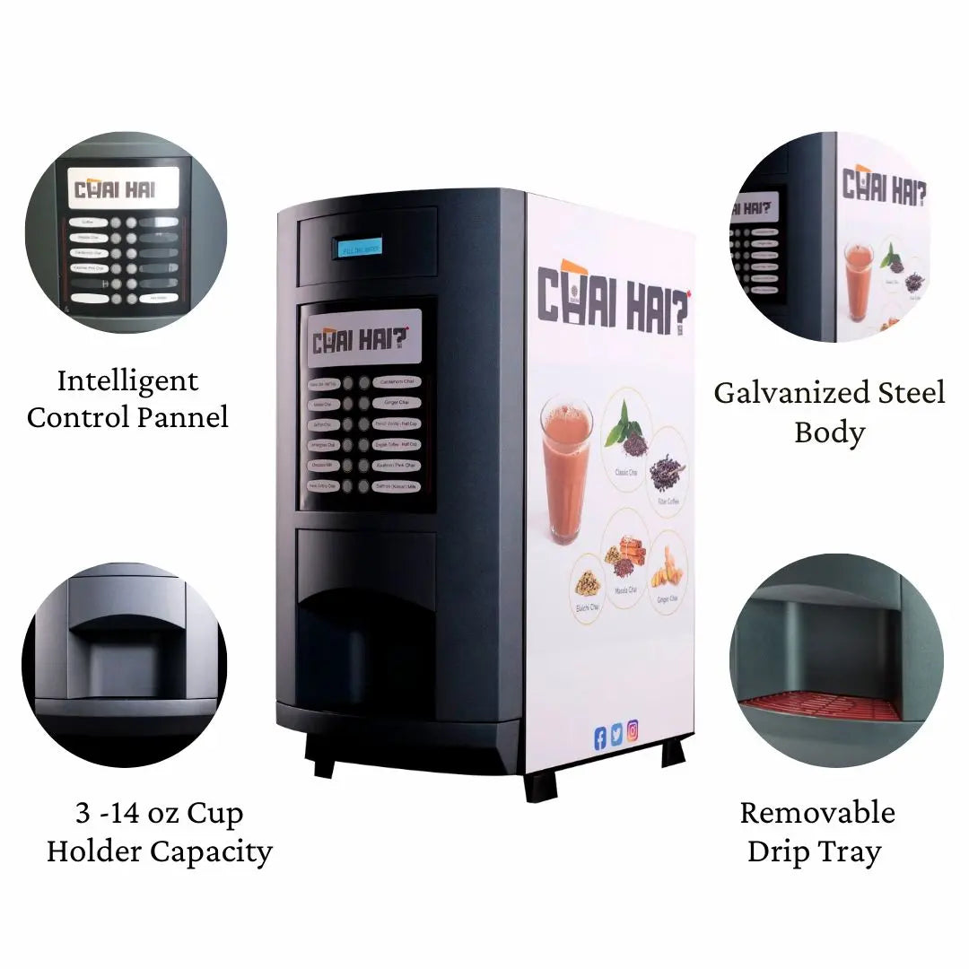 Instant Chai Machine with 4 Flavour Options | Chai Hai